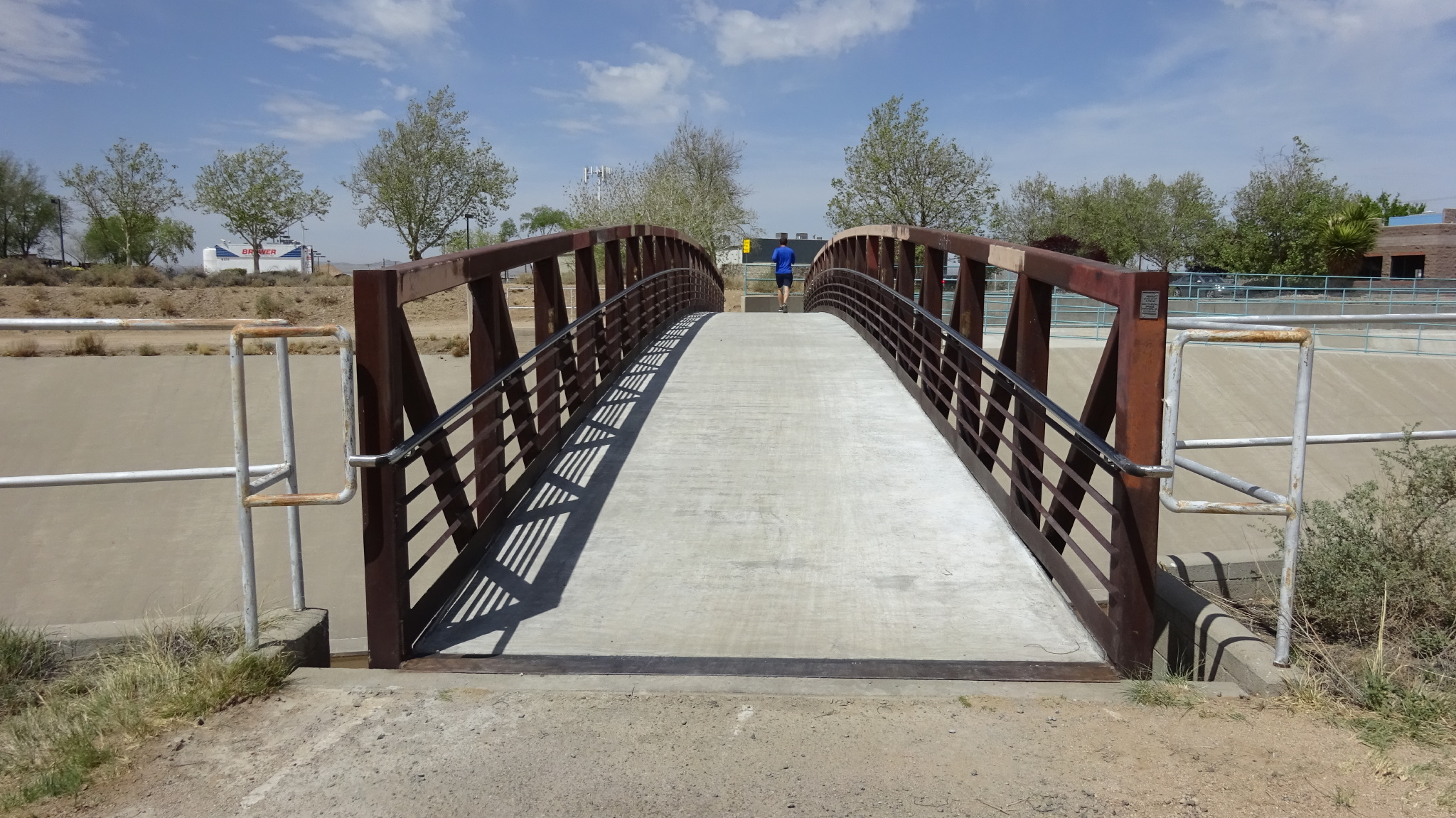 More Bridge Work on the North Diversion Channel Trail: A Distant Report ...