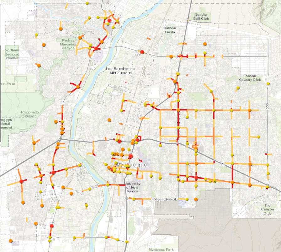Finding the Best “Road Safety Audit” Location – Better Burque