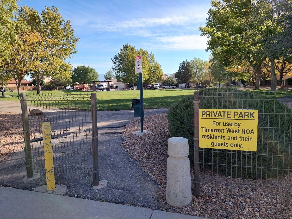 Private Park, West Side, 10.27.24 – Better Burque